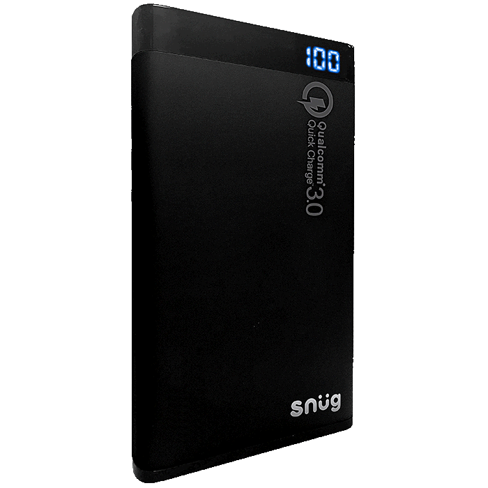 snug power bank - 3000 mah - black | Ignition Marketing