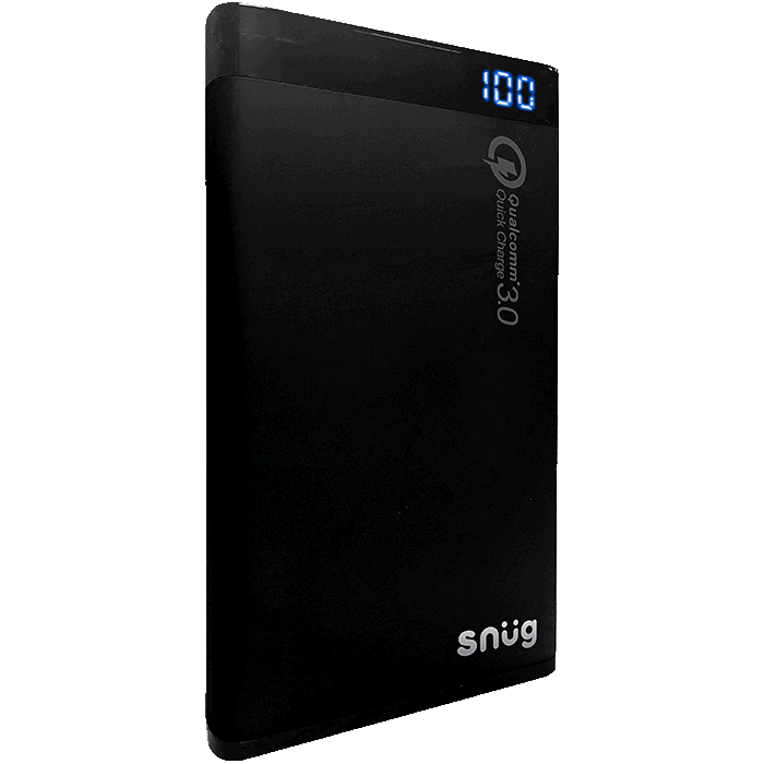 snug power bank - 6000 mah - black | Ignition Marketing